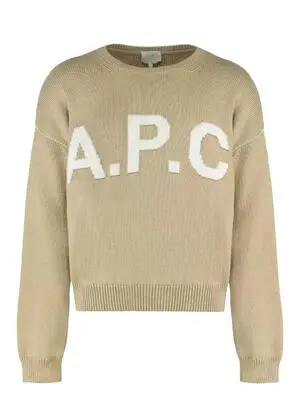 A.p.c. Logo Sweater - Neutrals