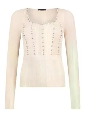 Liu Jo Round-neck Sweater - Neutrals