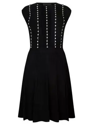 Liu Jo Embellishment Knit Mini Dress - Black