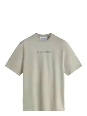 LES HÉRITIERS Logo T-shirt - Neutrals