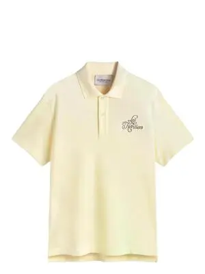 LES HÉRITIERS Signature Polo Shirt - Neutrals