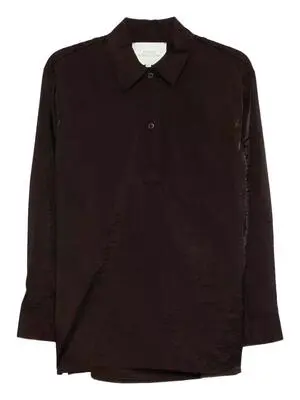 Studio Nicholson Polo-collar Shirt - Brown