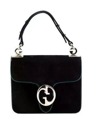 Gucci 1973 Flap Handbag - Black