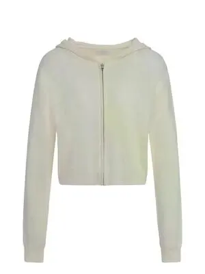 Sablyn Candace Knitted Full-zip Hoodie - Neutrals