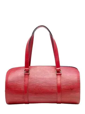 LOUIS VUITTON 1997 Epi Soufflot Handbag - Red