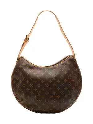 LOUIS VUITTON 2002 Monogram Croissant Gm Hobo Bag - Brown