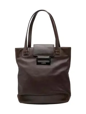 Loewe 2003 Leather Tote Bag - Brown