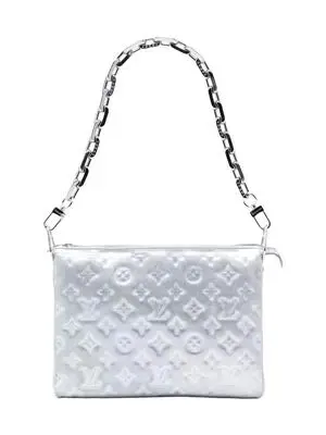LOUIS VUITTON 2021 Monogram Embossed Coussin Pm - Silver