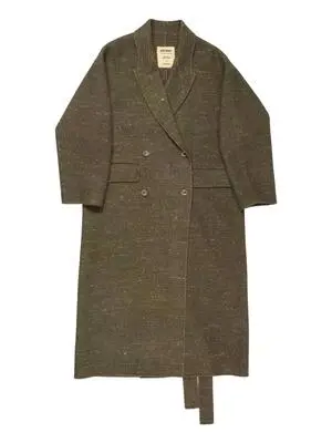 UMA WANG Double-breasted Coat - Green
