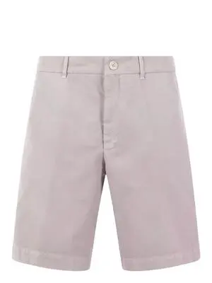 Brunello Cucinelli Button Shorts - Neutrals