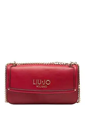 Liu Jo Logo Lettering Chain Satchel - Red