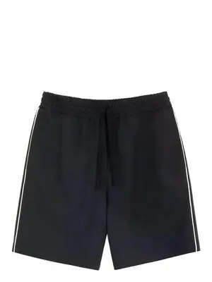 Valentino Garavani Elastic-waistband Shorts - Black