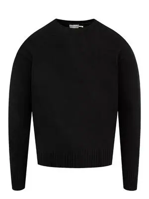 Moncler Crew-neck Long-sleeve Sweater - Black