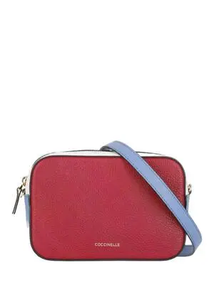 COCCINELLE Leather Zip-fastening Mini Bag - Red