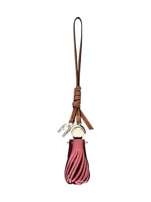 Furla Logo-detail Bag Charm - Pink