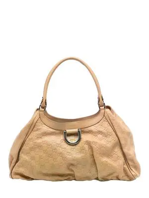 Gucci Sima Abbey D-ring Shoulder Bag - Brown