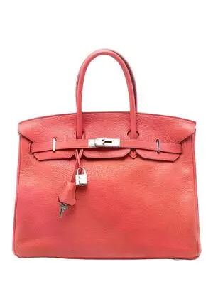 Hermès Hermès 2009 Birkin Retourne 35 Handbag Red