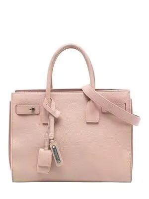 Saint Laurent 2016 Baby Grained Calfskin Sac De Jour Satchel - Pink