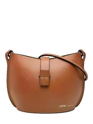 LOEWE 2021 Leather Molded Bucket Bag
