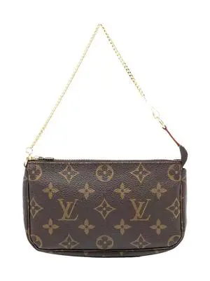 LOUIS VUITTON Louis Vuitton 2002 Monogram Mini Pochette Accessoires Handbag