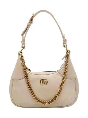 Gucci Aphrodite Small Calfskin Satchel - White