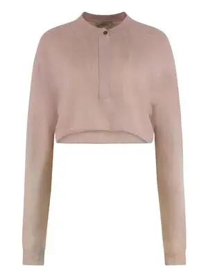Le Kasha Cropped Cashmere Sweater - Neutrals