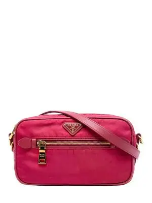 Prada 2000-2013 Tessuto Crossbody Bag - Pink