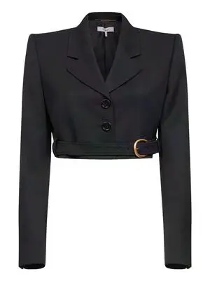 Chloé Lapel Belt Jacket - Black