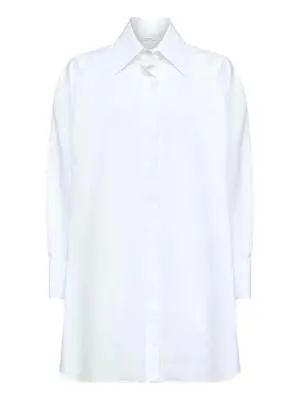 Givenchy Buttoned Asymmetric Shirt - White