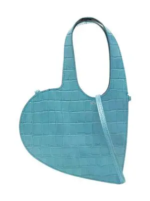 Coperni Mini Heart-shape Tote Bag - Blue