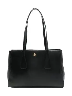 Calvin Klein Logo-detail Tote - Black