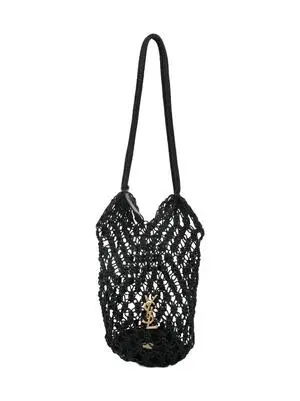 Saint Laurent Cassandre Large Shoulder Bag - Black