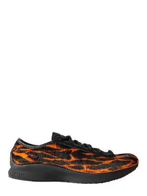 Nike Air Superfly Lx Cheetah-print Sneakers - Orange