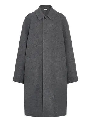 THE ROW Zomo Cashmere Coat - Grey