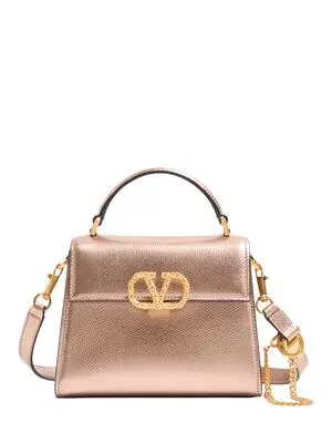 Valentino Garavani Mini Vsling Top-handle Bag - Rose Gold