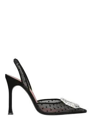 Amina Muaddi Camelia Slingback Pumps 105 - Black