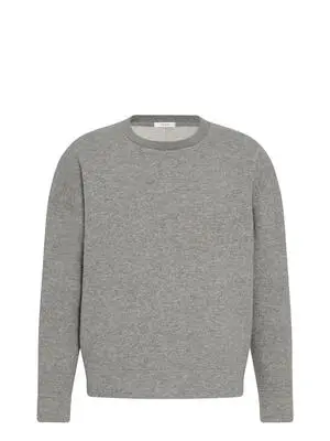 THE ROW Sedrik Cashmere-cotton Sweatshirt - Grey