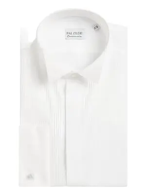 Pal Zileri Cotton Hidden-button Shirt - White