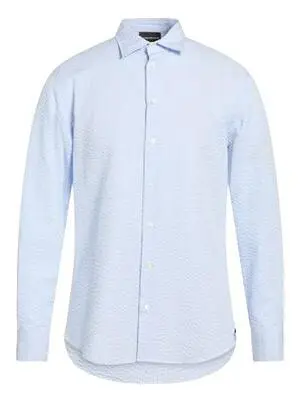 Emporio Armani Shirt Light Size Cotton - Blue