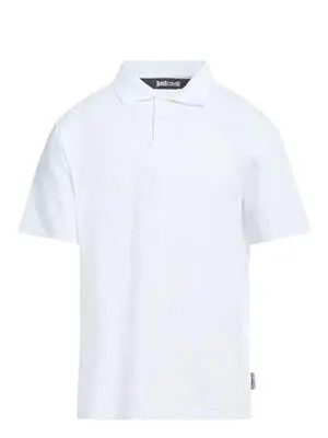 Just Cavalli Polo Shirt Size Cotton - White