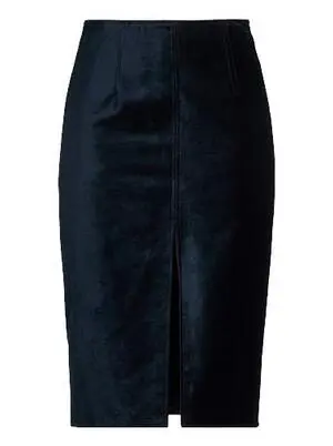 FORTE_FORTE Midi Pencil Skirt - Blue
