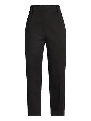 ALYSI Tapered Gabardine Pants - Black