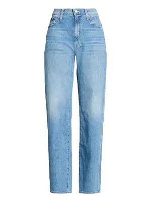 MOTHER Jeans In Cotton And Recycled Cotton - Blue