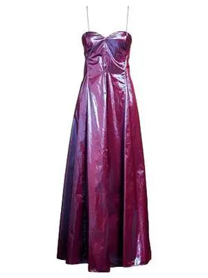 FORTE_FORTE Maxi Lamé Gown - Purple