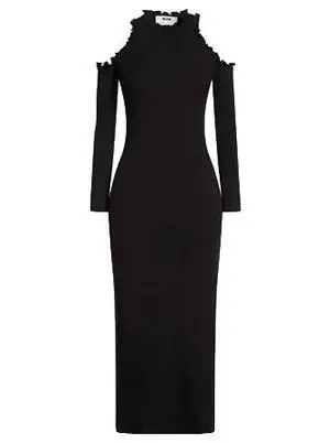 MSGM Maxi Bodycon Dress - Black
