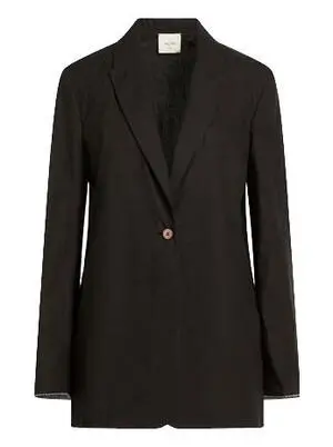 ALYSI Single-breasted Blazer - Black