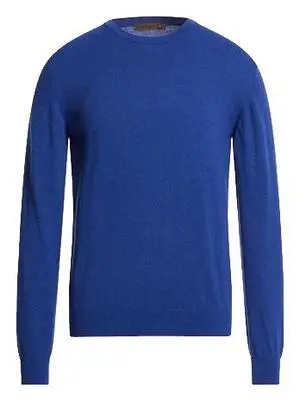 MESSAGERIE Sweater In Polyamide, Viscose, Wool, And Cashmere - Blue