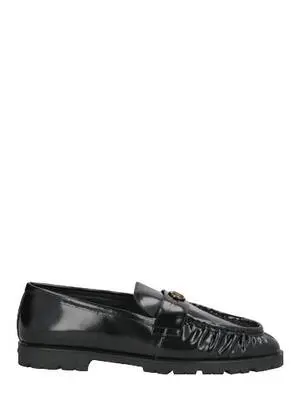 Pinko Loafers In Leather - Black
