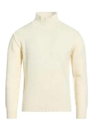 BELLWOOD Turtleneck Mid-weight Knit Sweater - White