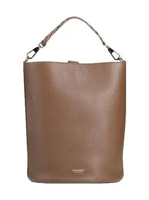 Burberry Chocolate Calfskin Bucket Bag - Brown